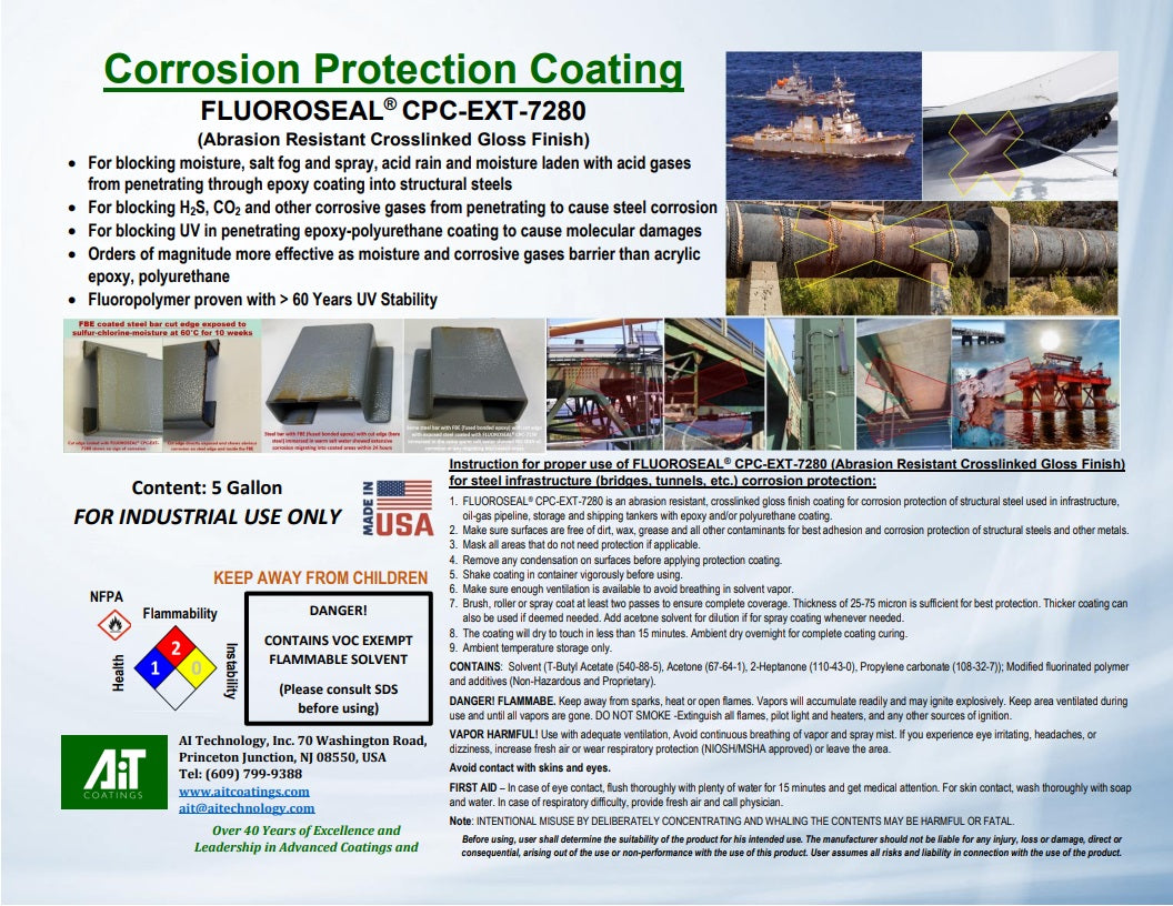 FLUOROSEAL® CPC-EXT-7280 (5 Gal) | AIT Chemical